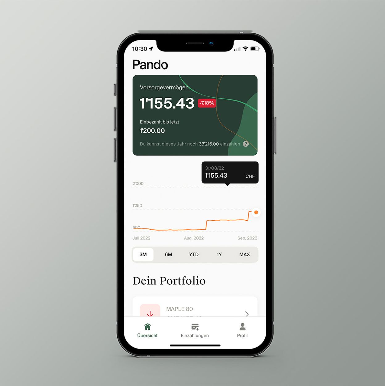 App-Review: Pando by Swiss Life | finapptopus - Für Dich getestet: Neue ...